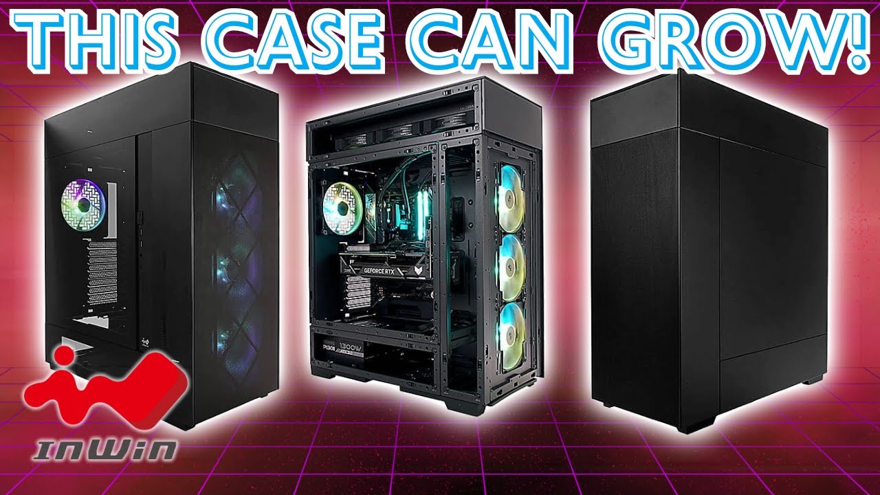 This PC Case Can Grow - InWin Modfree Modular Case - YouTube