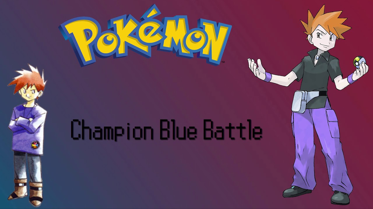 🎵 Pokémon ~ Champion Blue Battle Theme - YouTube