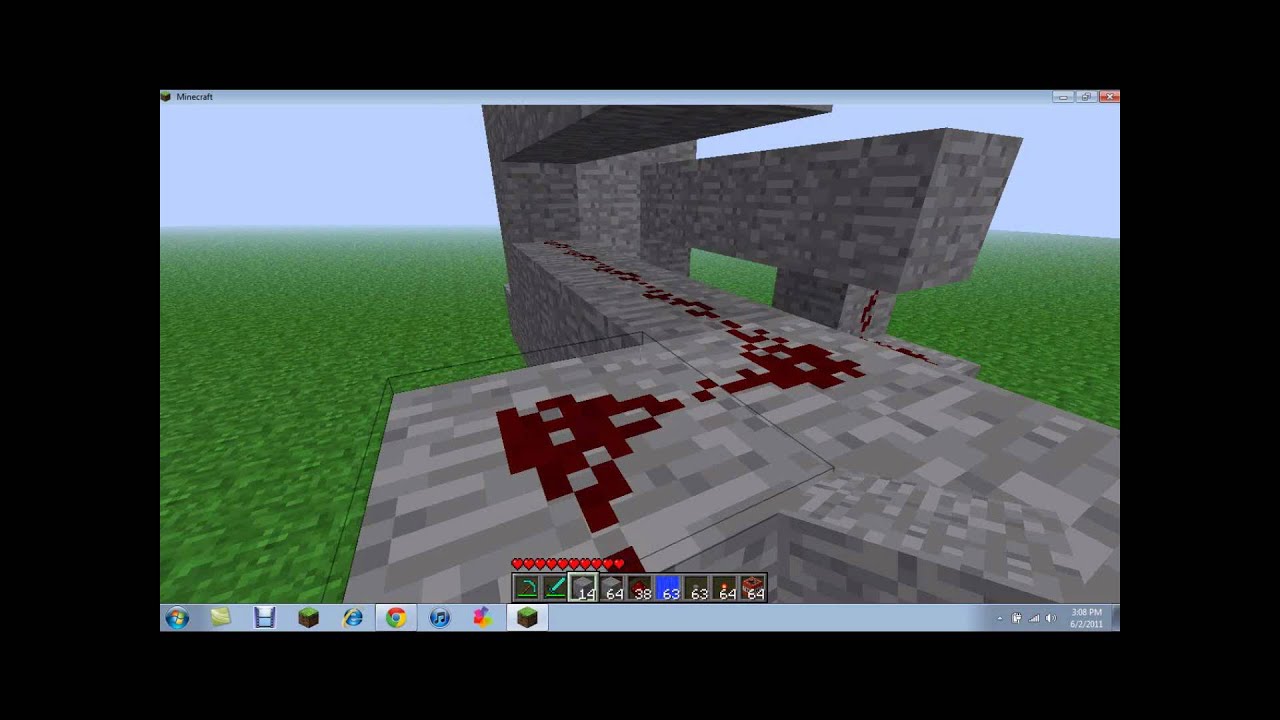Minecraft Tutorials Involving Redstone - TNT Cannon - YouTube