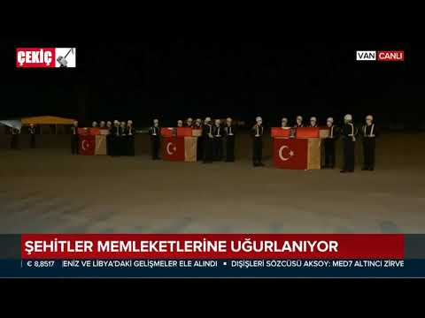 Şehitler Memleketlerine Uğurlanıyor 12.09.2020 TURKEY