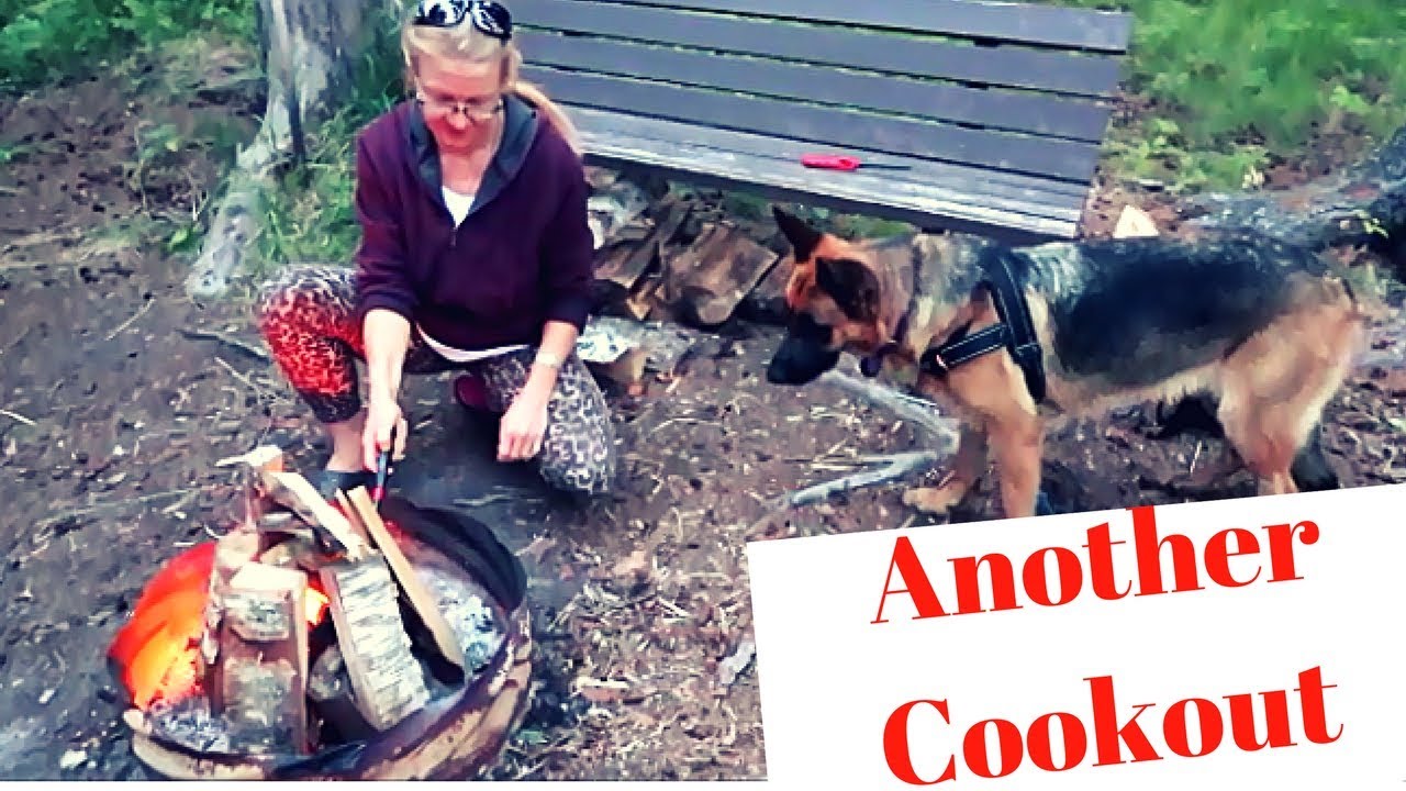 Another COOKOUT With German Shepherd - YouTube