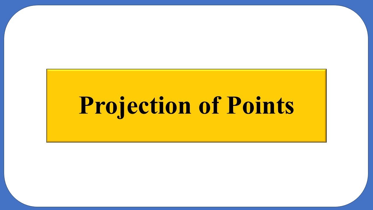 CAED_VTU_Projection of Points_Problem_1 - YouTube
