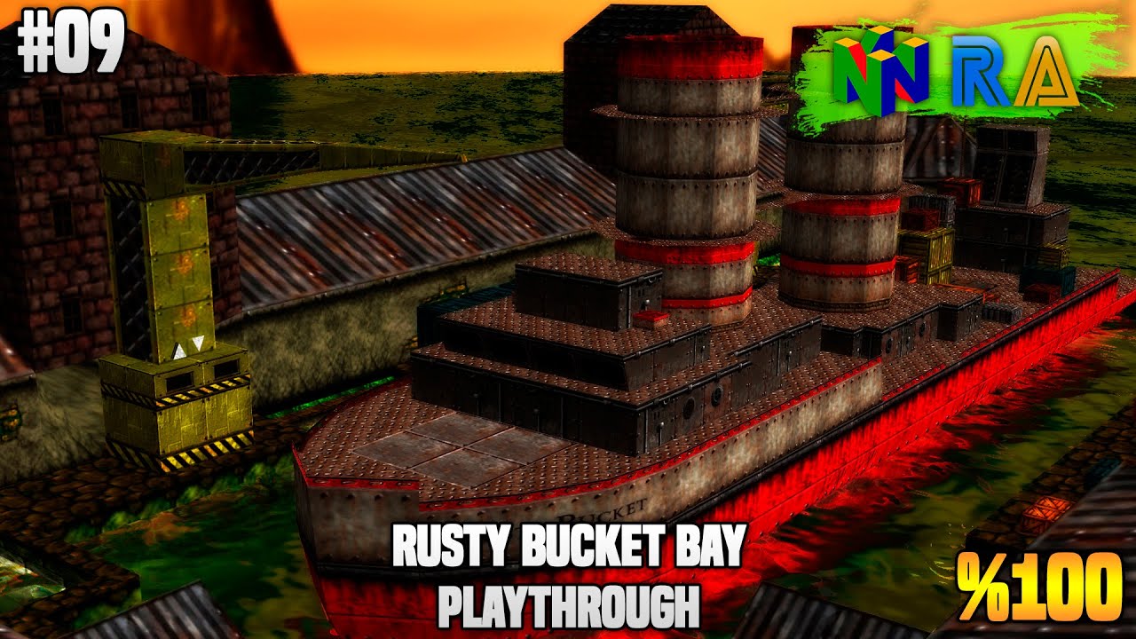 Rusty Bucket Bay | Banjo-Kazooie (N64) - #09 | Playthrough - 100% ...