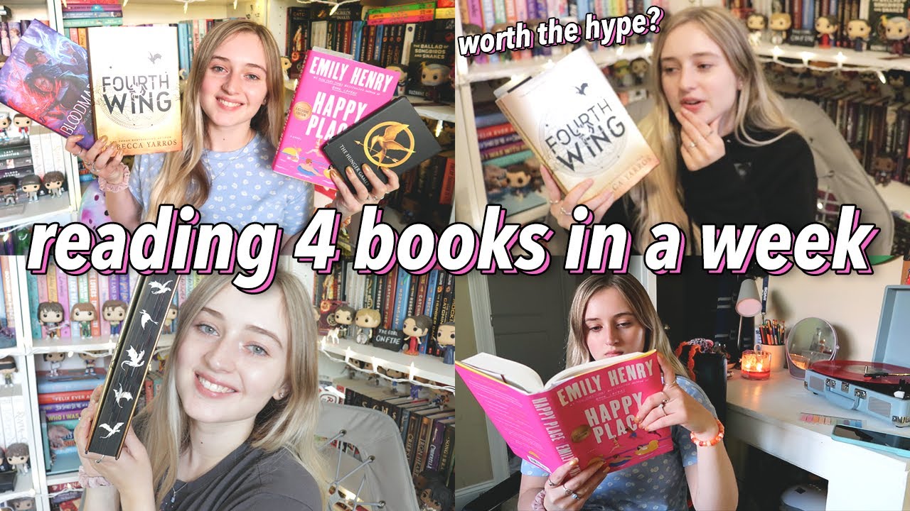 reading vlog 🌞 4 books in 1 week (they made me scream, cry, and throw ...