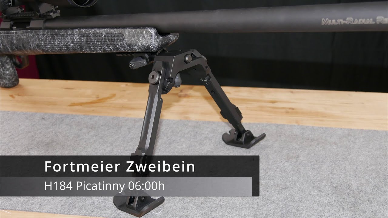 Fortmeier Zweibein H184 Picatinny - YouTube
