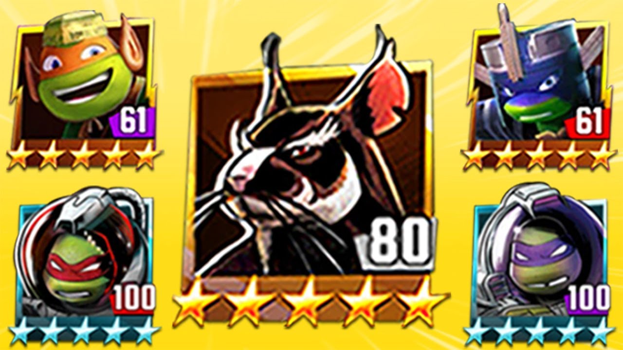 TMNT Legends Splinter, Donnie Space, Leo Larp, Raph Space, Mikey Larp ...