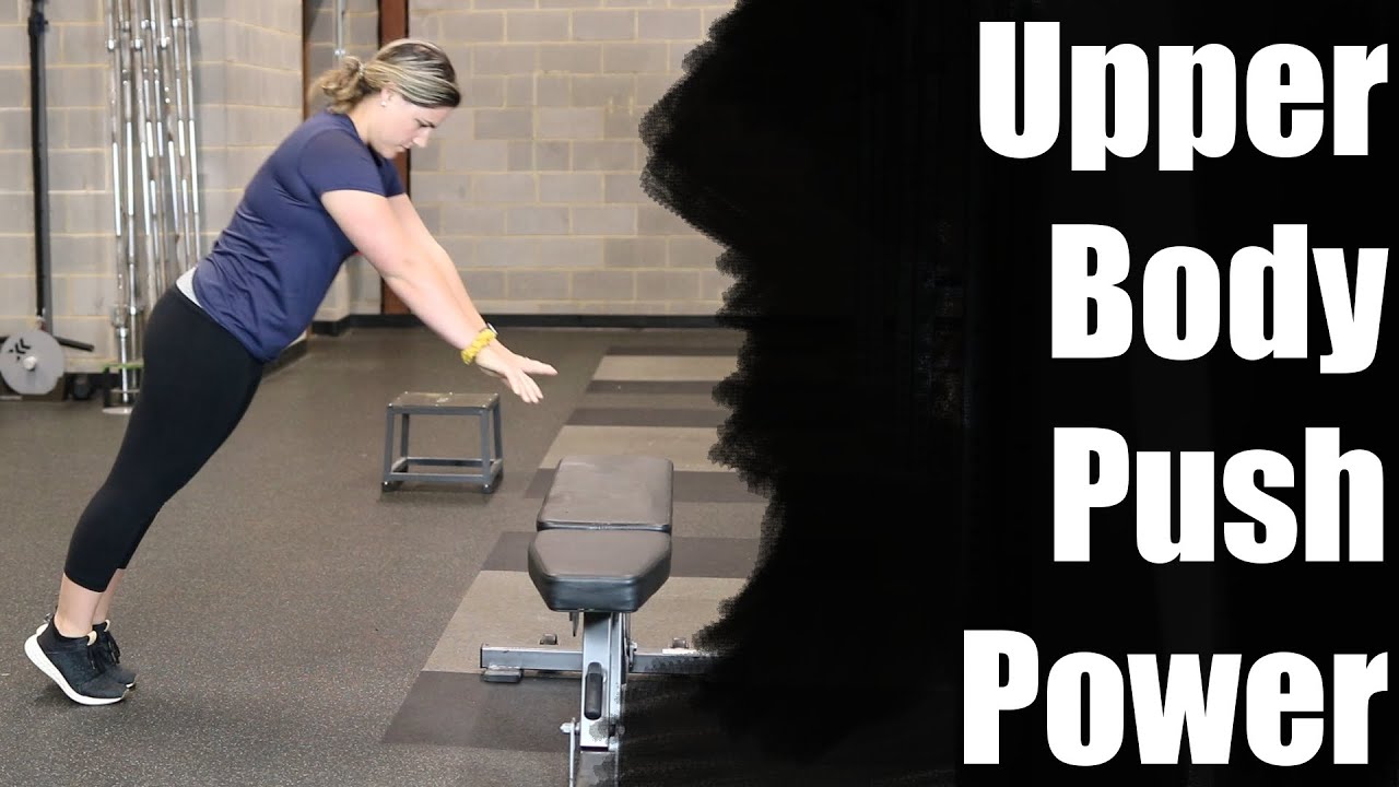 Top 3 exercises to improve upper body push power - YouTube