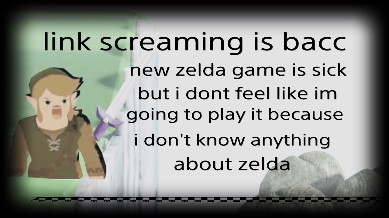 Yelling Link is back because Tears of the Kingdom recently came out ...