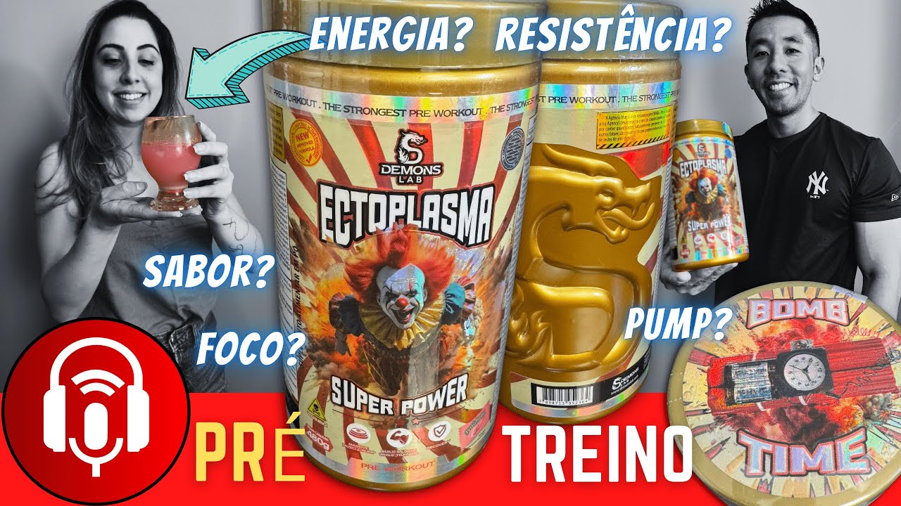 Pré Treino Ectoplasma Demons Lab | Análise de Energia, Sabor ...