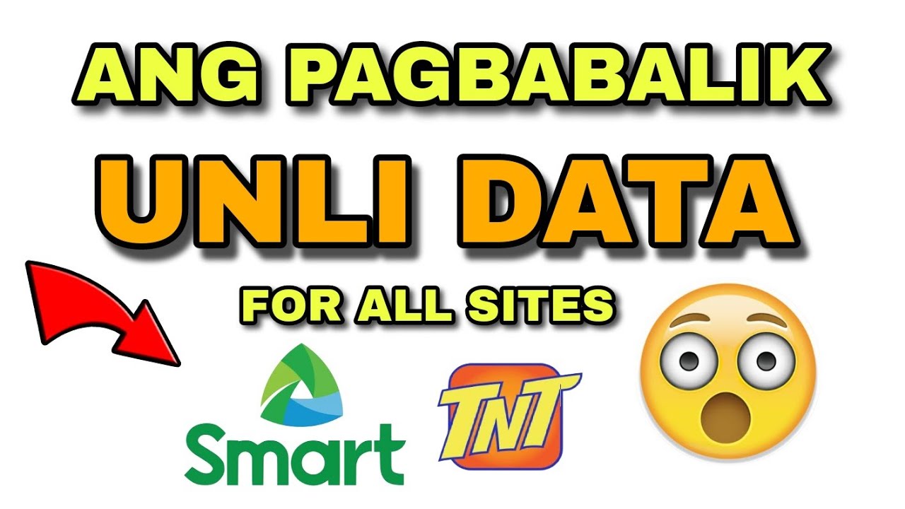 BUMALIK NA ANG UNLI DATA SA SMART TNT LIMITED TIME ONLY | JOVTV - YouTube