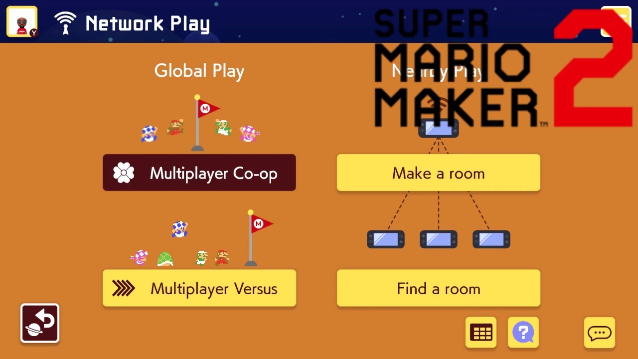 Super Mario Maker 2 Online Co-Op Multiplayer Gameplay! - YouTube