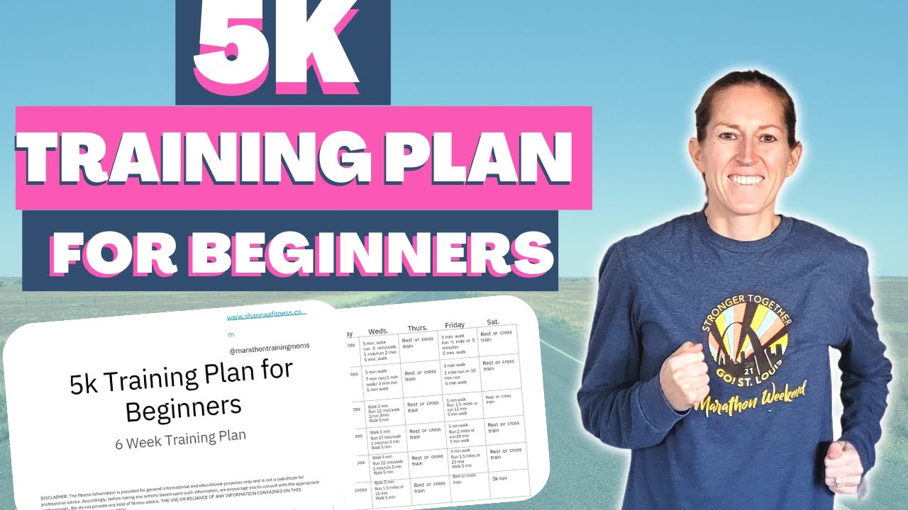 6 Week 5K Training Plan for Beginners (Free Download) - YouTube