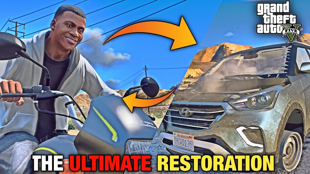 Ye Kesa Accident Hua😳 Impossible Restoration Of Creta Old To New 😎 (GTA ...