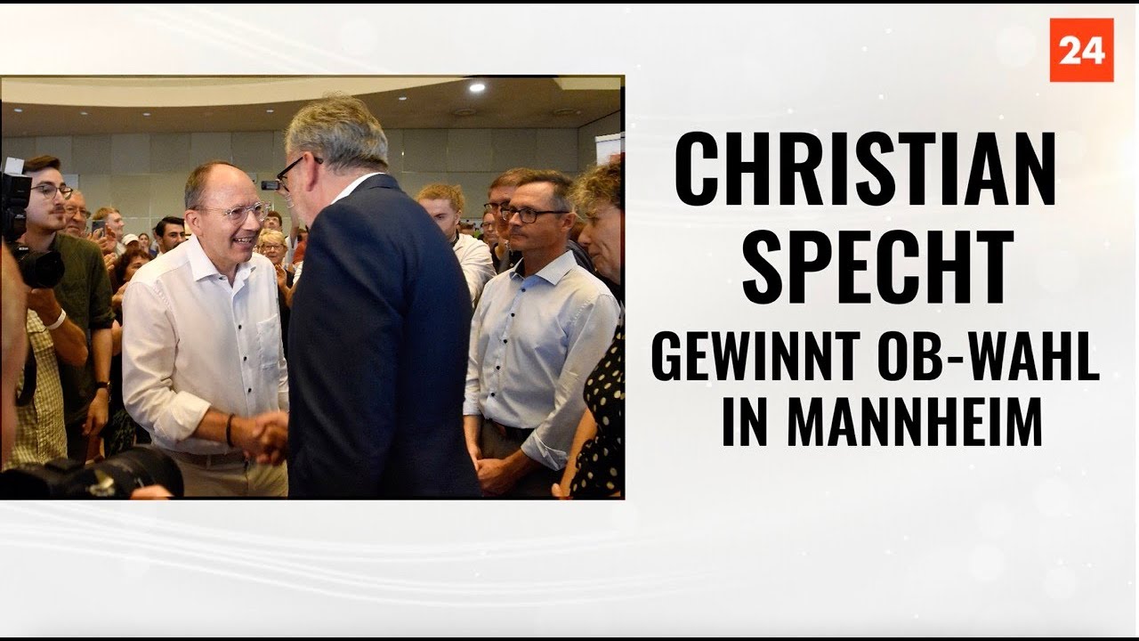 OB-Wahl in Mannheim: Christian Specht gewinnt zweiten Wahlgang und ist ...