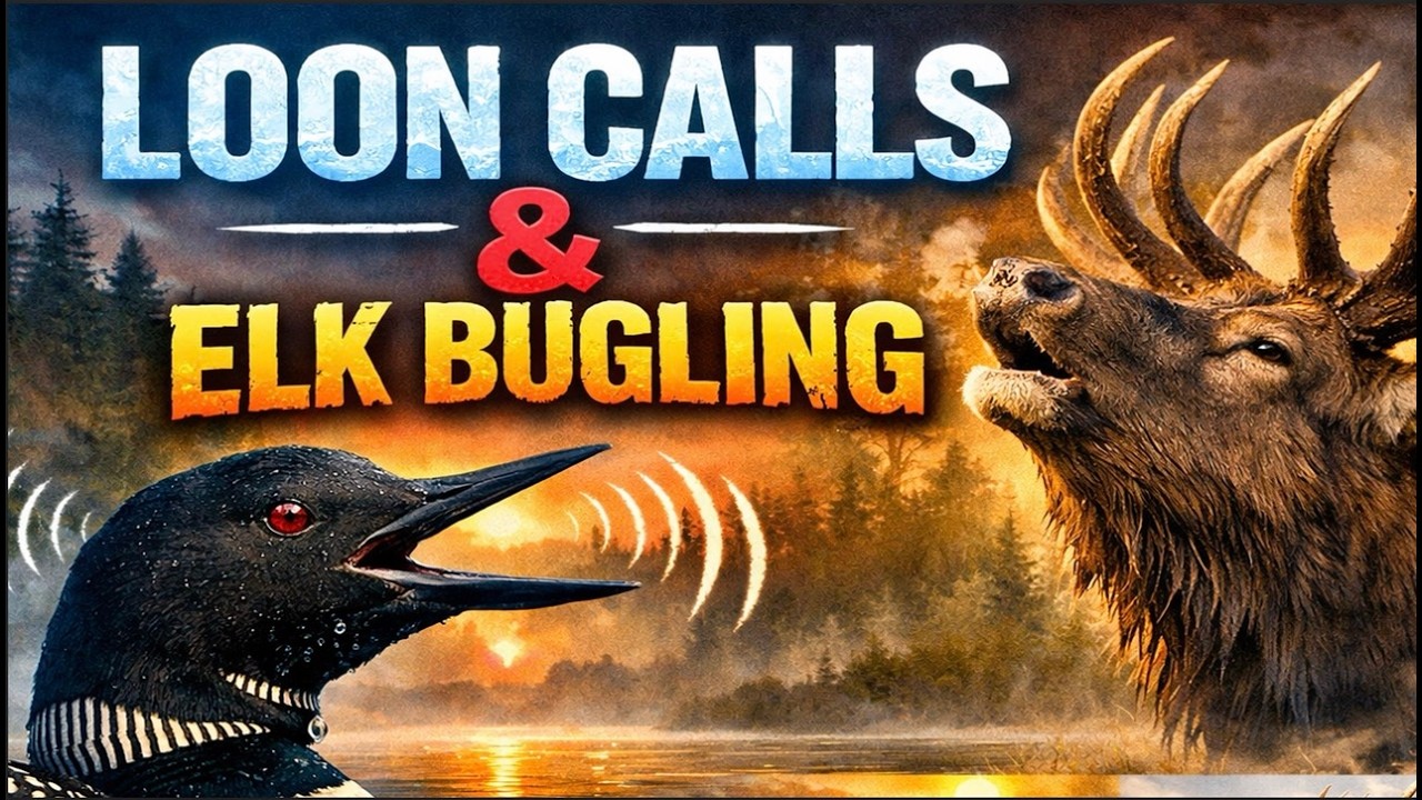 Common Loon Calls & Bull Elk Bugles in 4k and HD Audio - YouTube