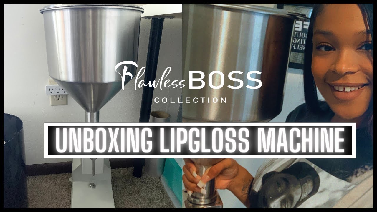 Entrepreneur life: Unboxing Lipgloss machine - YouTube