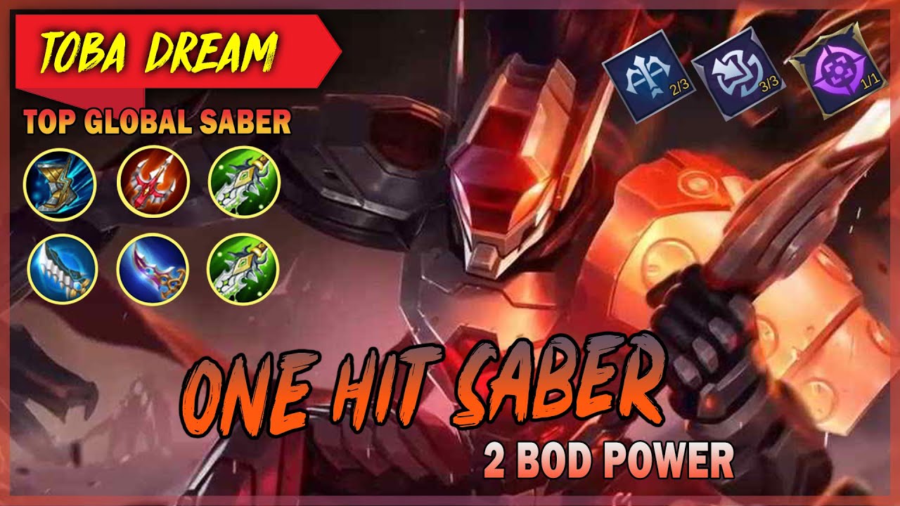 SABER BEST BUILD IN 2020 | Saber Gameplay by TOP GLOBAL SABER - TOBA ...