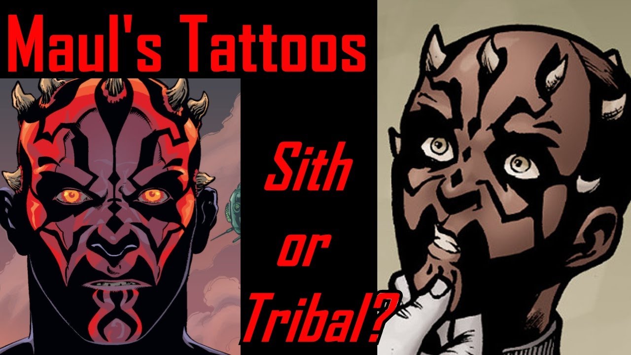 Maul's Tattoos' meaning changed - YouTube