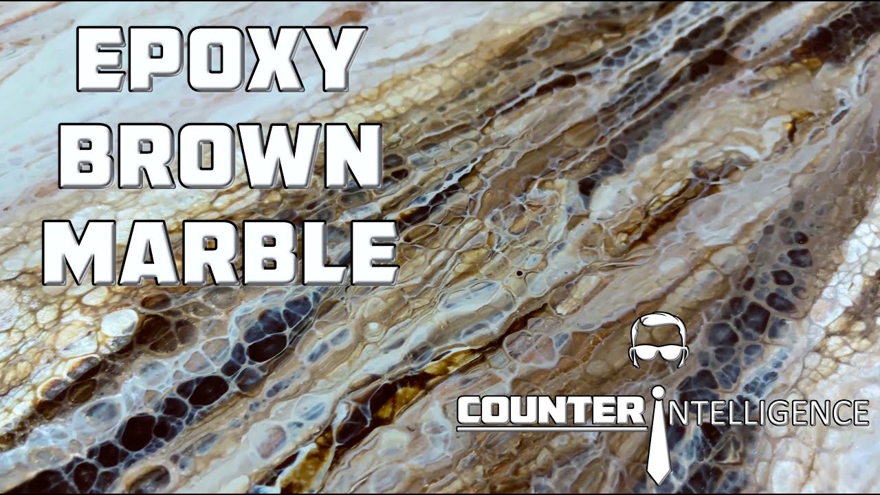 Sample Board Series Episode #6 Brown Marble | Epoxy Countertops ...
