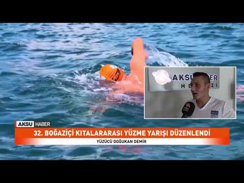 32. BOĞAZİÇİ KITALARARASI YÜZME YARIŞINDA YÜZÜCÜMÜZ DOĞUKAN DEMİR KENDİ KATEGORİSİNDE 2. OLDU