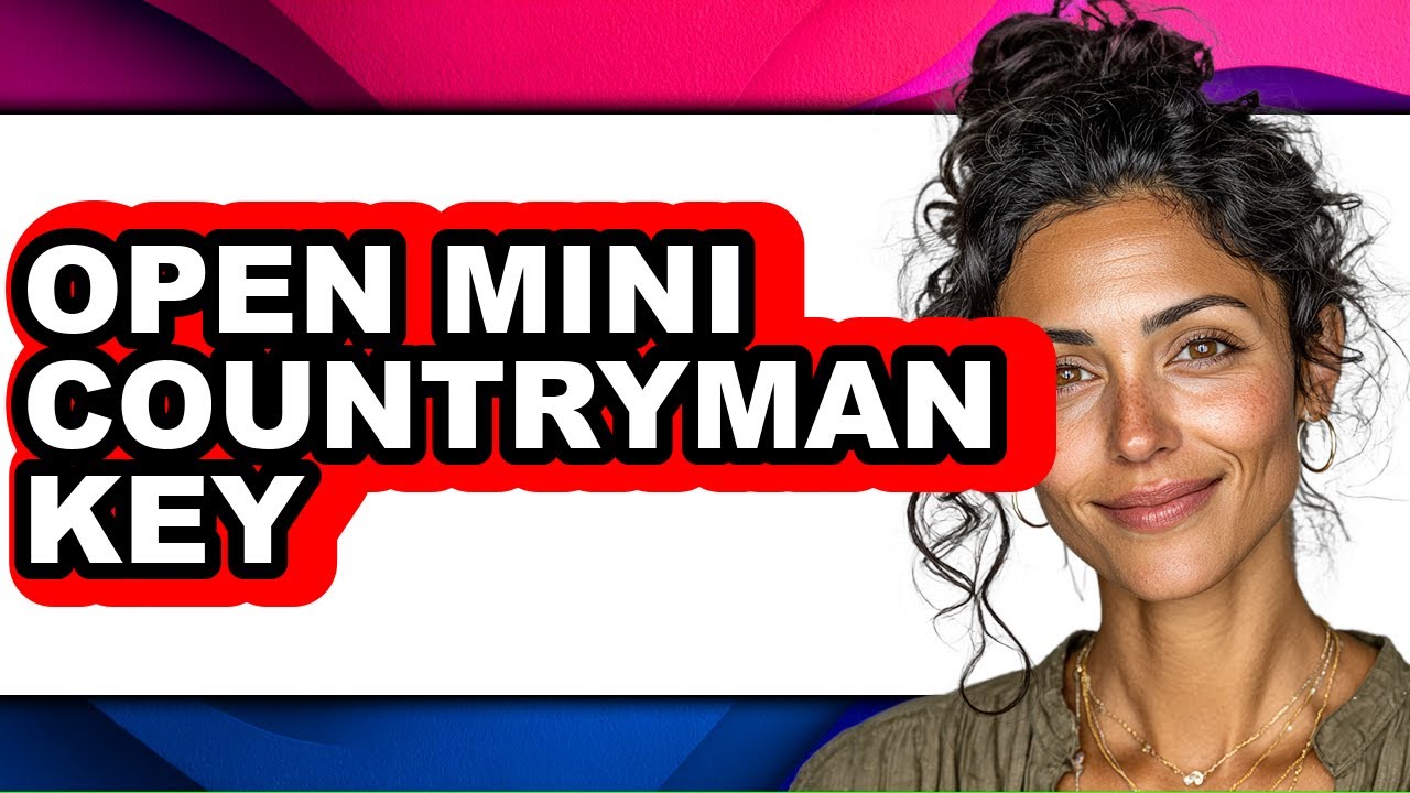 How to Open Mini Countryman Key - Easy Guide - YouTube