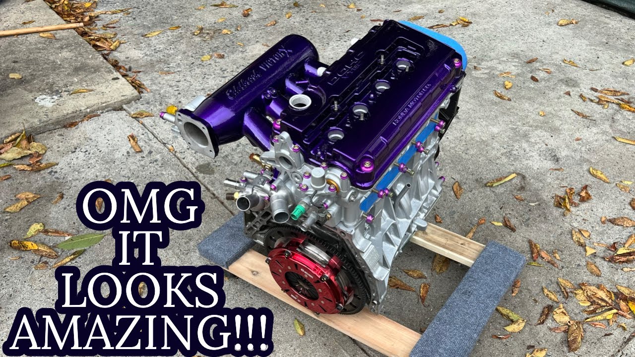 MY FULLY BUILT TURBO B SERIES ENGINE IS FINALLY DONE AND READY TO GO IN ...