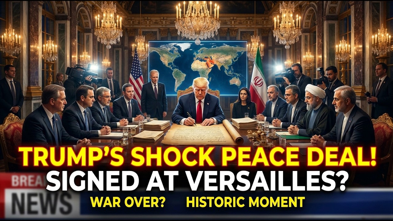 A War’s Final Chapter? Trump’s Emotional Iran Deal at Versailles - YouTube