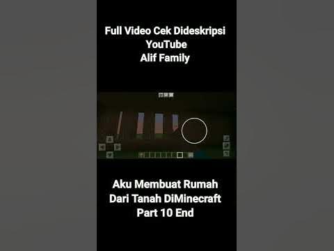 Aku Membuat Rumah Dari Tanah DiMinecraft Part 10 End - YouTube