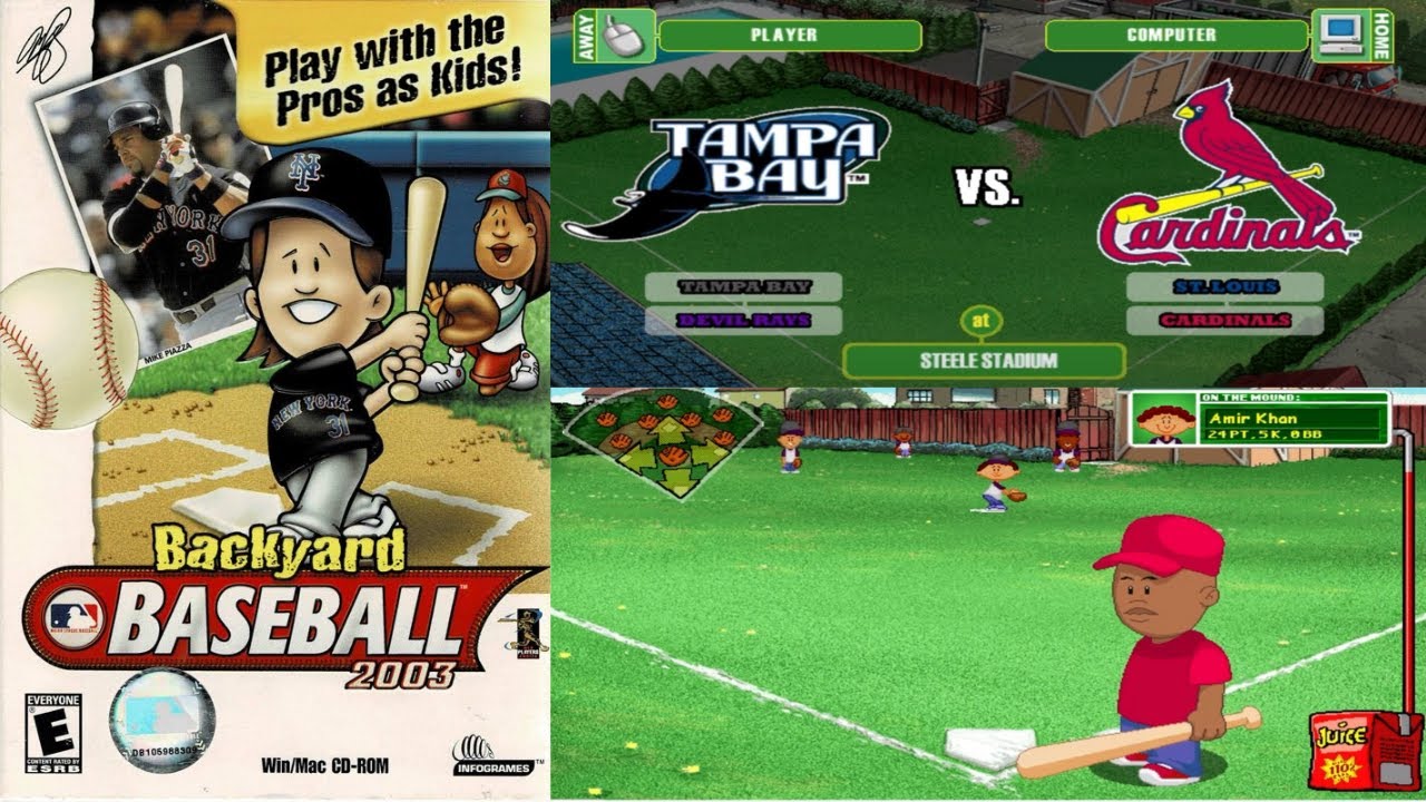 Let's Play Backyard Baseball 2003 Gameplay - YouTube