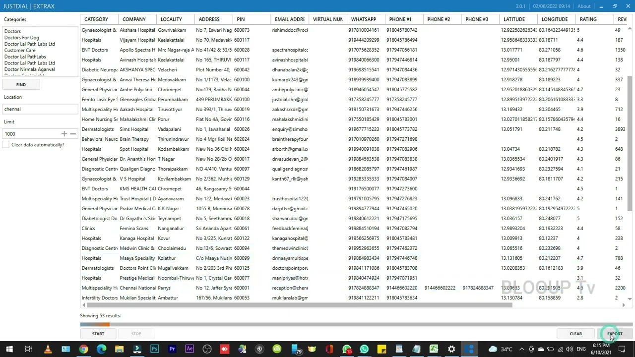 New JustDial Extractor - Business Phone Numbers | Free Database | Bulk ...