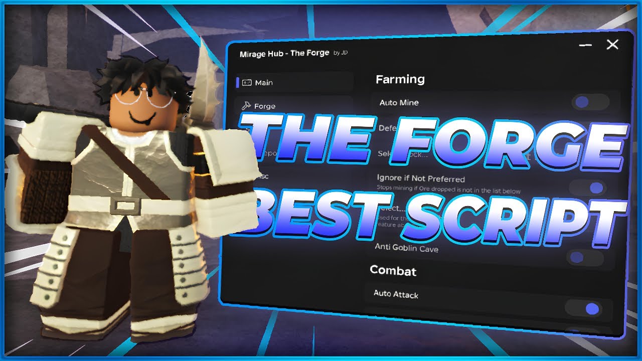 The Forge Best Keyless Script! | Mirage Hub | (PC & MOBILE 2026!) - YouTube
