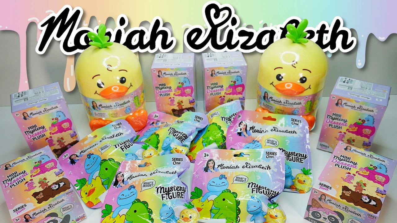 Moriah Elizabeth Mystery Georgie Eggs, Plush and Figures Unboxing - No ...