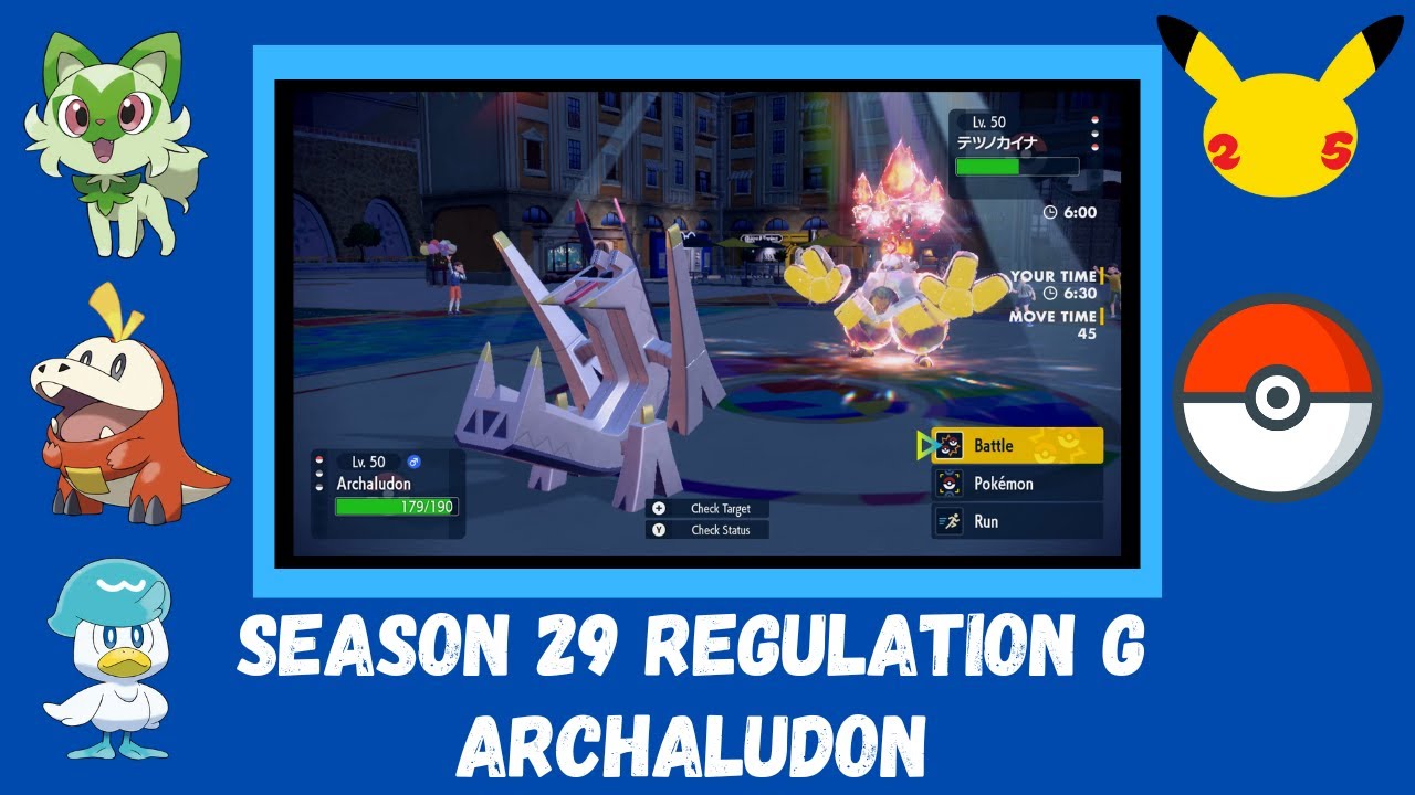 Pokémon Scarlet/Violet Ranked Online Singles Battles Season 29 ...