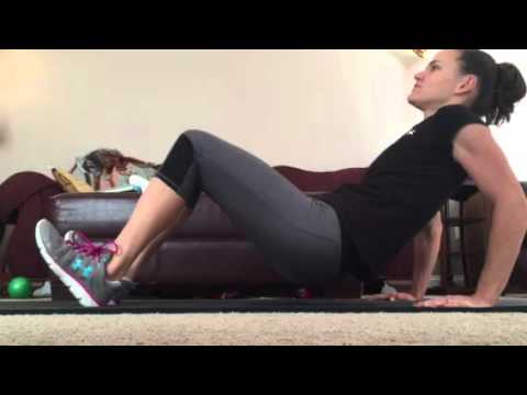 Floor Tricep Dip Form - YouTube