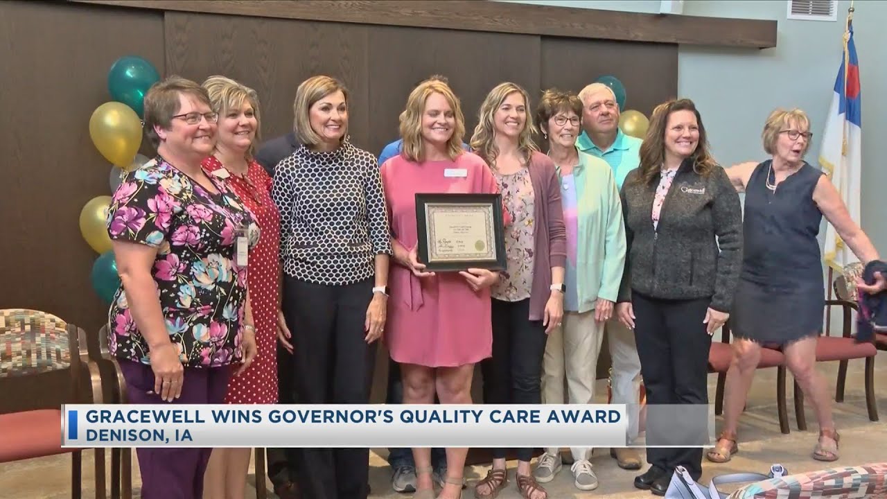 Gracewell Wins Governor's Quality Care Award - YouTube