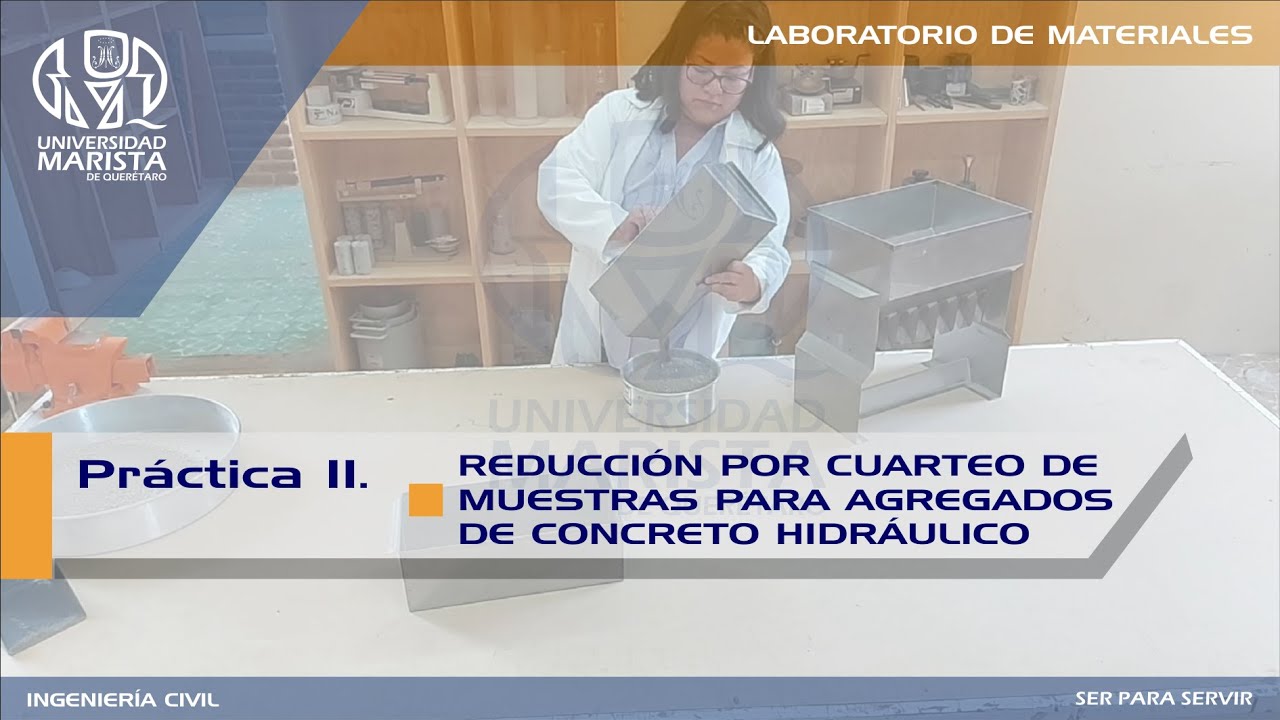 Prácticas de Materiales - Reducción de muestras por cuarteo - YouTube