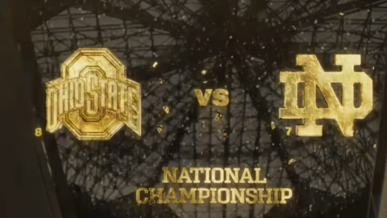 2025 College Football National Championship Game On ESPN Intro/Theme ...