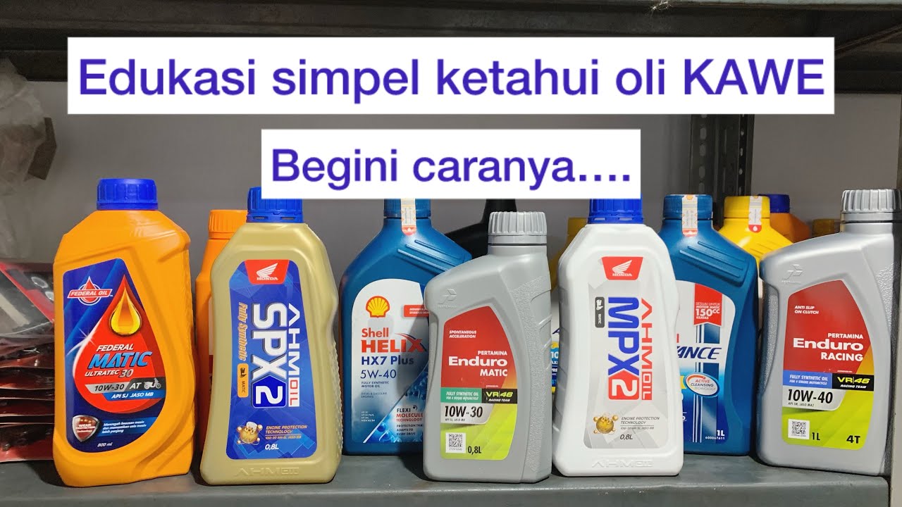 perbedaan oli mpx 2 asli dan palsu | Shell federal Deltalube yamalube enduro - YouTube
