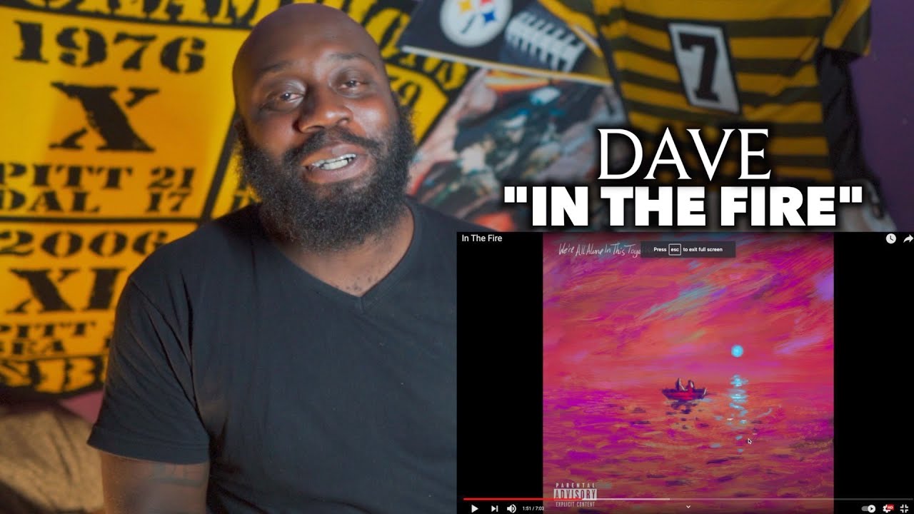 AMERICAN REACTS TO DAVE - In The Fire [GoHammTV] 🇬🇧 🇺🇸 - YouTube
