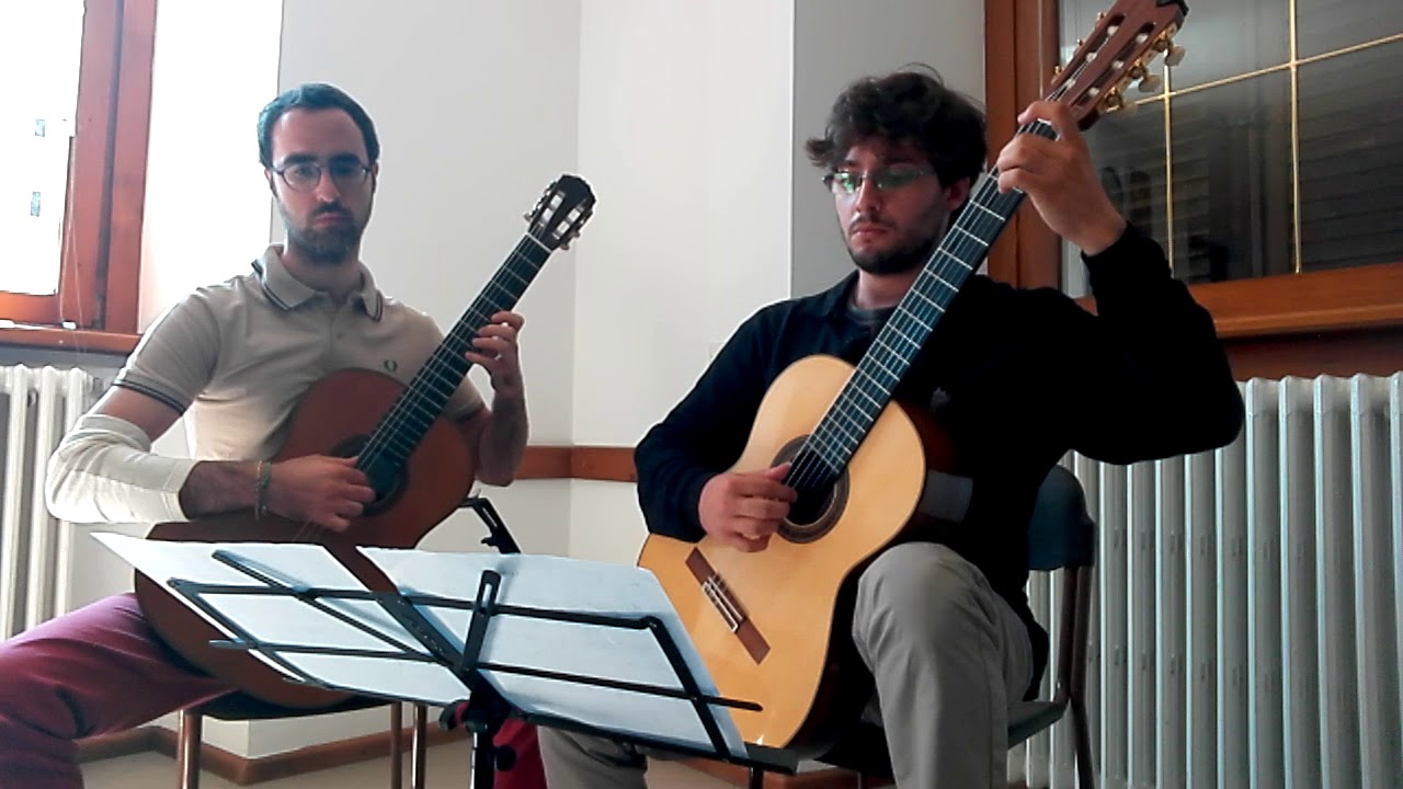 Alberto Ginastera, "Milonga". Performed by Andrea Galletto and Marcello ...