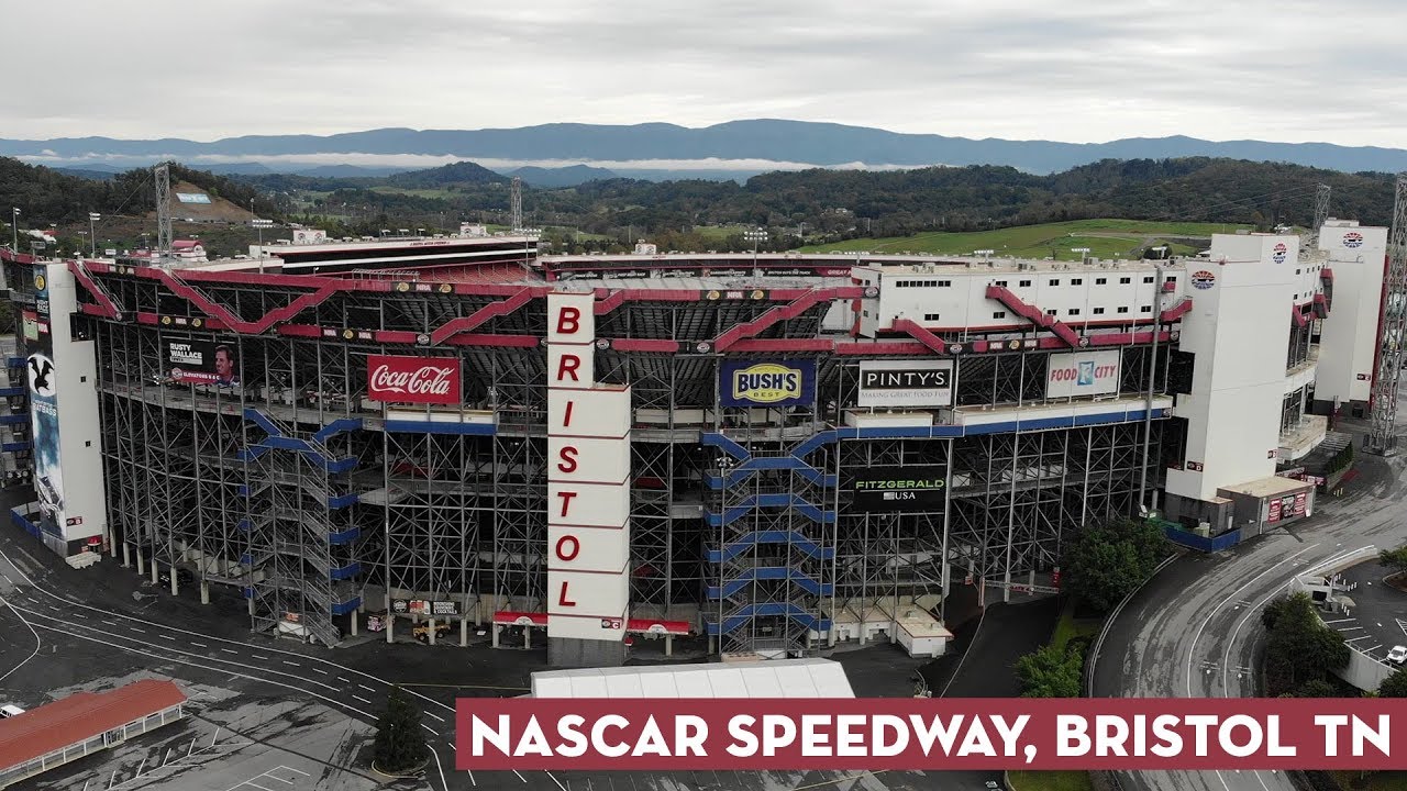 NASCAR's Bristol Motor Speedway Drone Footage - YouTube