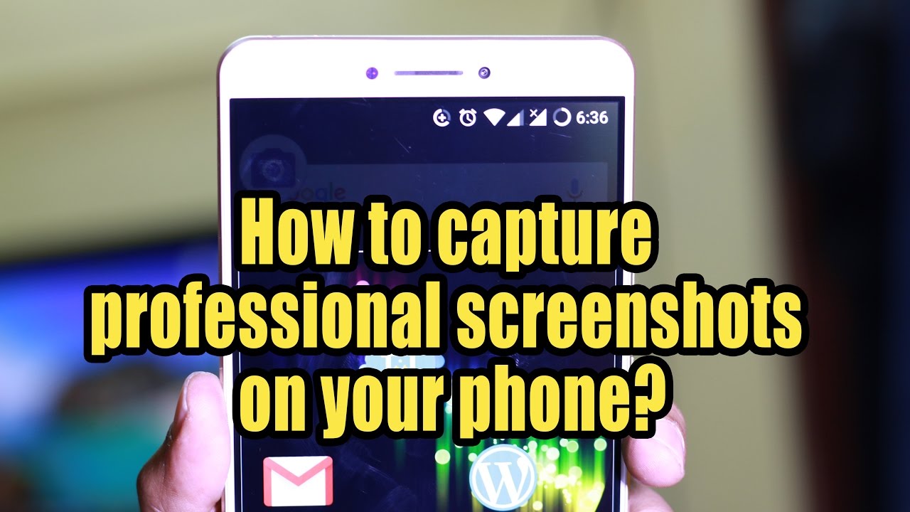 How to capture professional screenshots on your phone? - YouTube