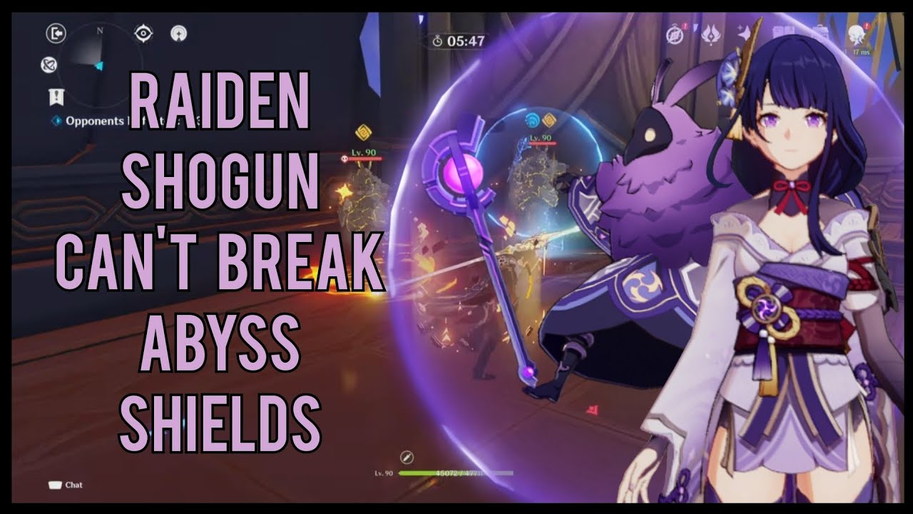 Raiden Shogun Cant Break Abyss Shields | Genshin Impact - YouTube