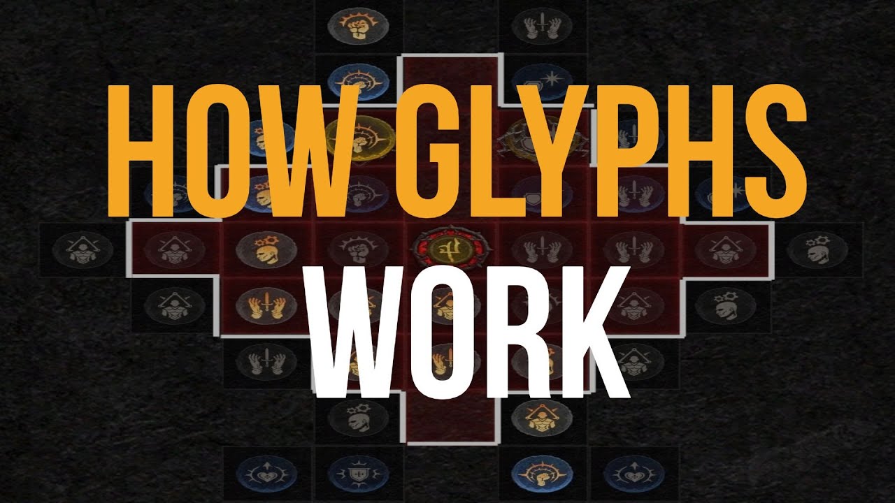 Diablo 4 - How GLYPHS Work and why you want them (Plus some Paragon Board) - YouTube