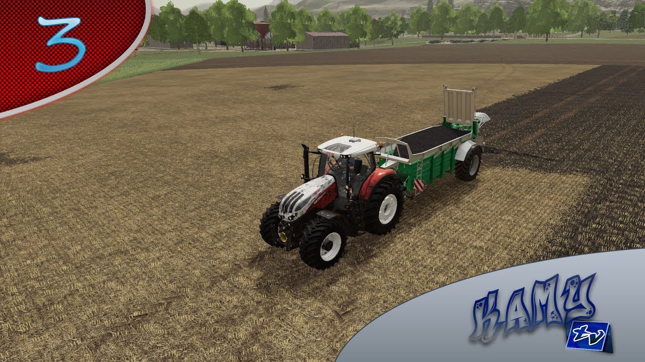 Plaine Ardenaise - Epandage de compost - FS19 - YouTube