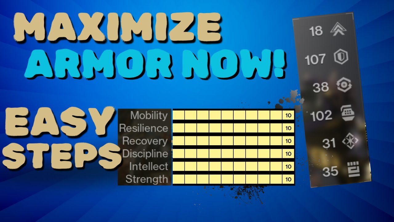 DOUBLE 100 STAT BUILDS EASY FOR EVERYONE! - DESTINY 2 - YouTube