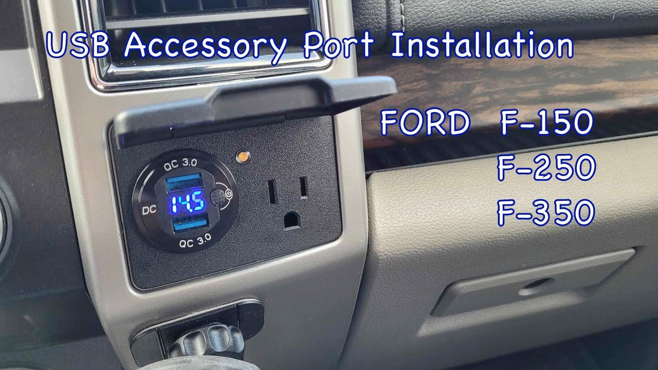 USB Port Installation - YouTube