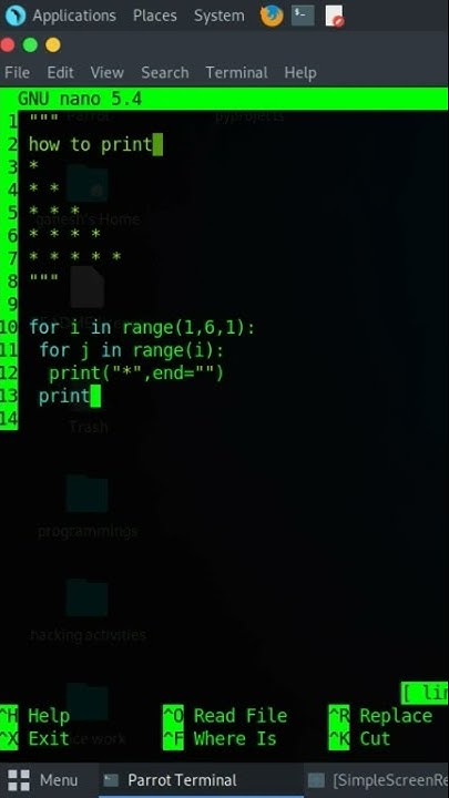 How To Create Pattern Program In Python Python Patternprogram Shorts Youtube