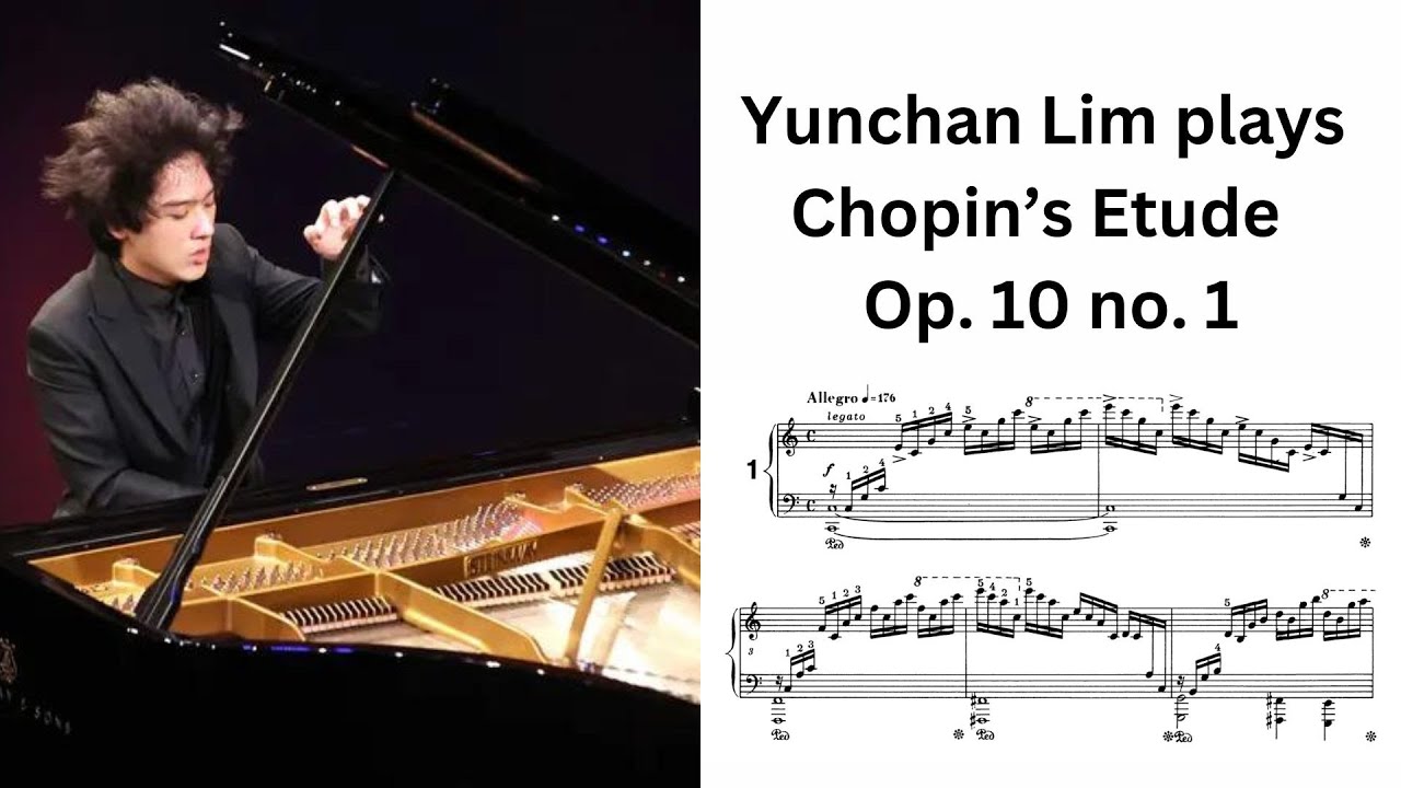 This guy plays everything with passion | Chopin's Etude Op. 10 no. 1 | Video Score | 임윤찬 | 任奫燦 ...