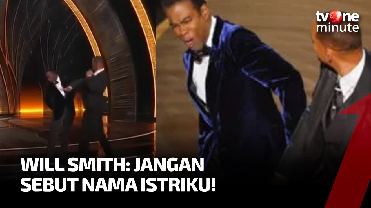 EDAN! Will Smith Gaplok Wajah Chris Rock di Panggung Oscar 2022 | tvOne ...